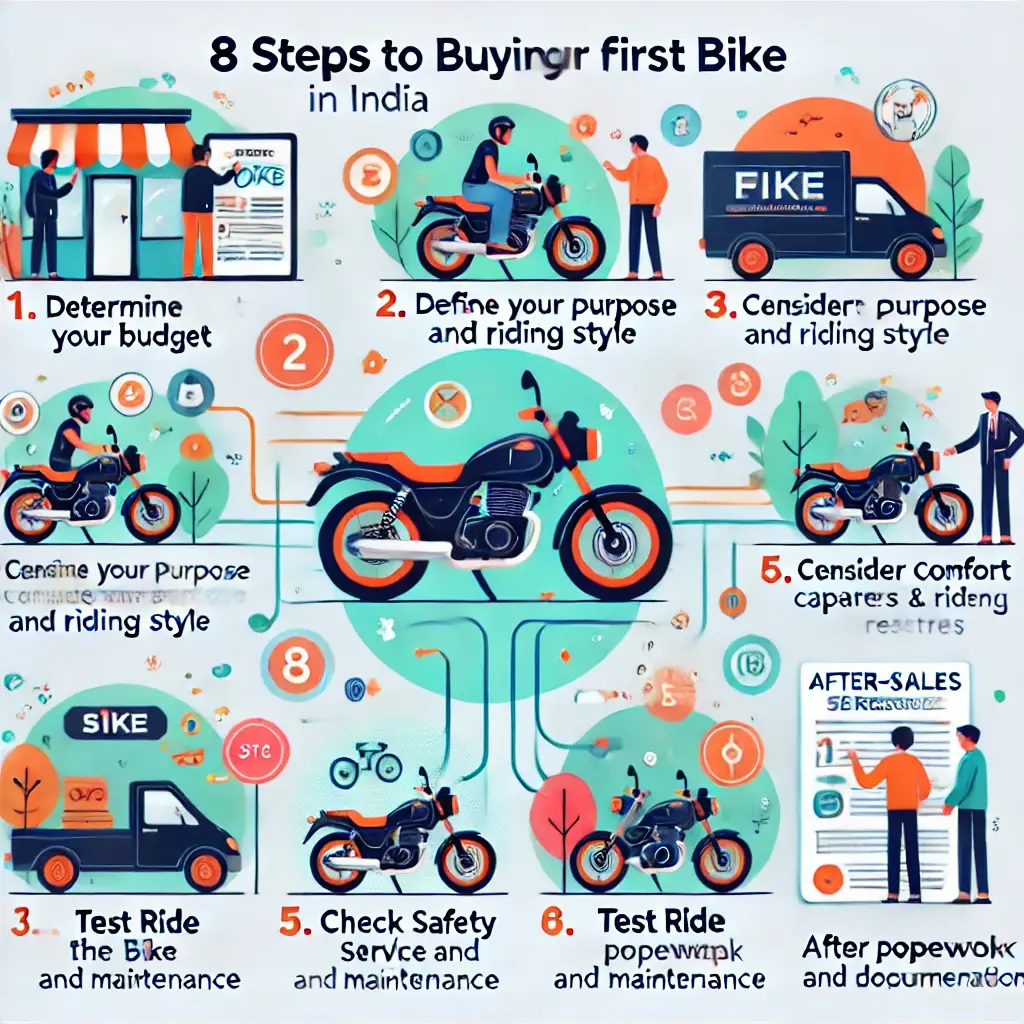 Step-by-Step Process for Purchasing Your First Bike in India - Price India