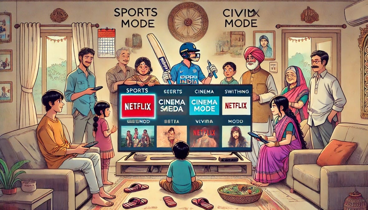 Indian TV Content Types and the Best Picture Modes for Each