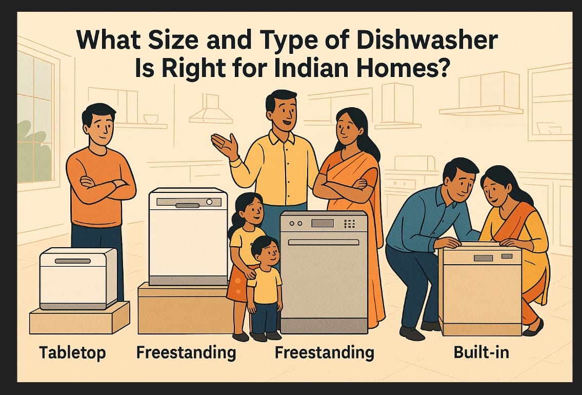Dishwasher for Indian Kitchens: Size, Space, and Compatibility