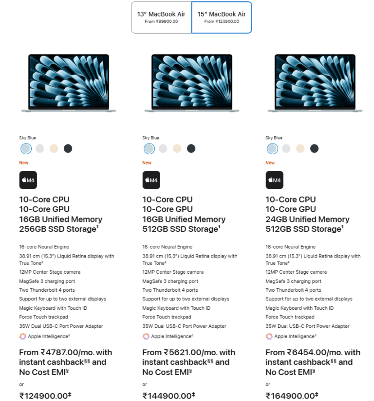 MacBook Air M4 Gets ₹15,000 Discount in India - Latest Prices & Offers