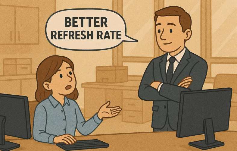 60hz Vs 75hz Vs 144hz Monitor In India Why Refresh Rate Matters