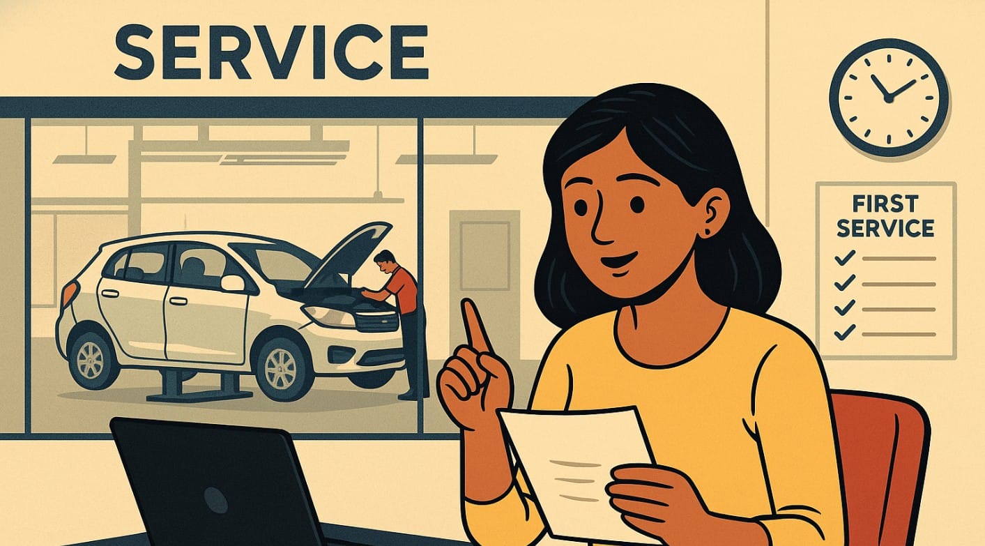 New Car First Service in India - What’s Free, and What’s Not