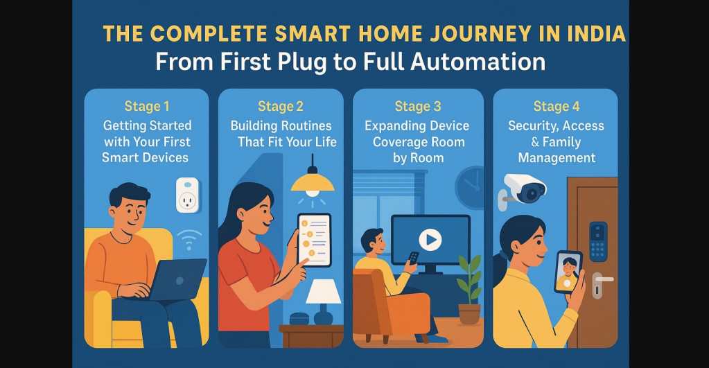 Smart Home Setup Stages in India - Devices, Routines, Upgrades