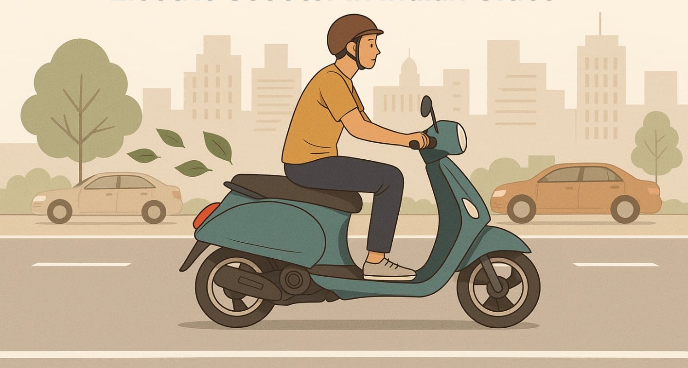 Why Choosing an EV Scooter in India Is a Step Toward Cleaner Cities
