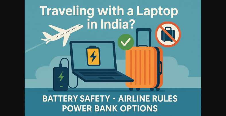 Laptop Travel Tips for India Airlines, Power Banks, and Storage Safety