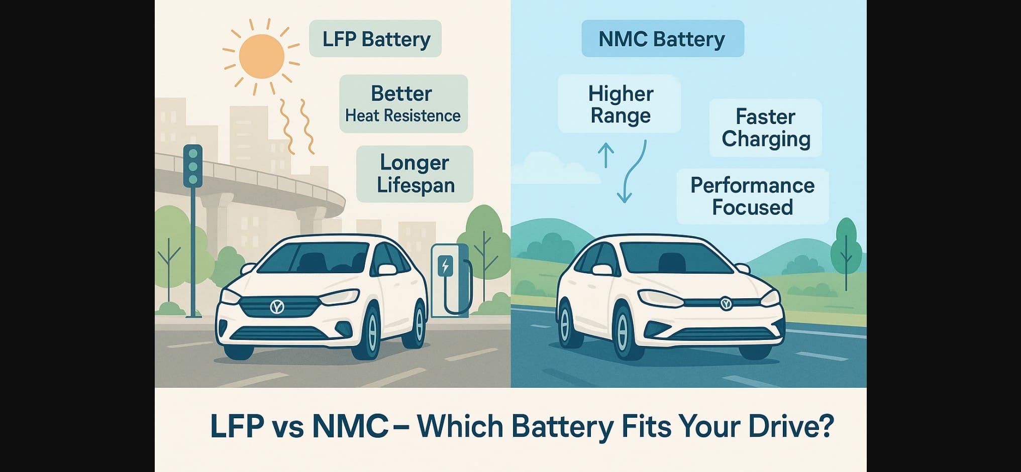 Indian Roads & Climate: Choosing Between LFP and NMC EV Batteries