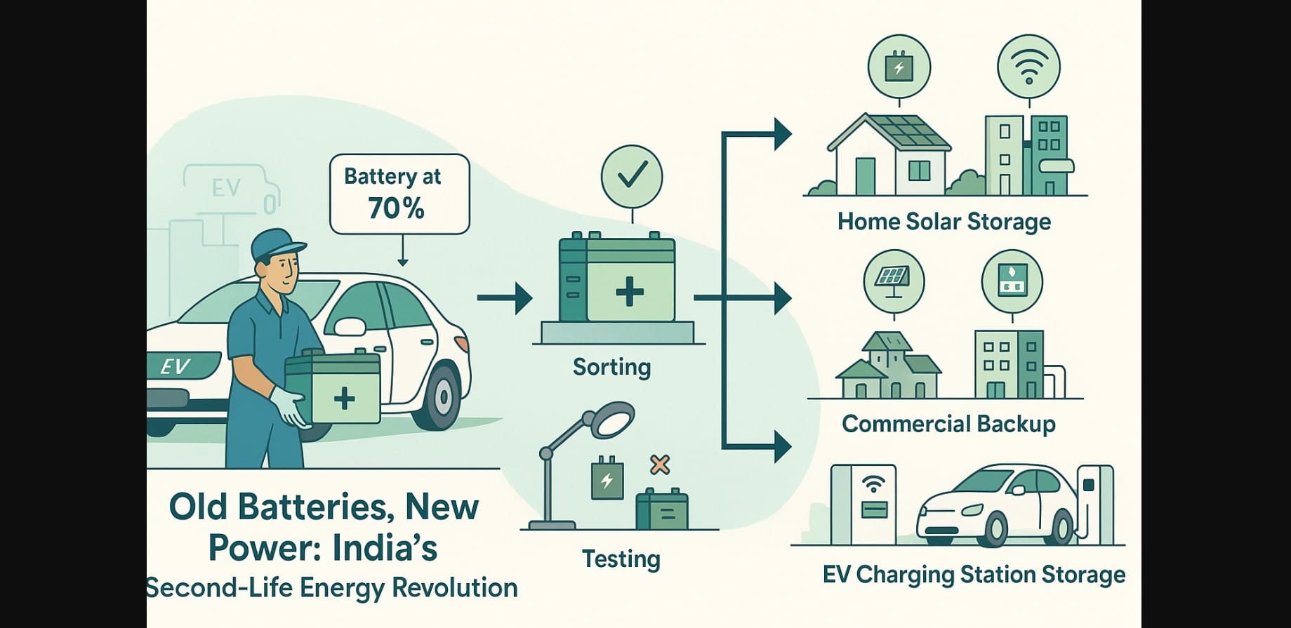 Can Old EV Batteries Solve India’s Power Problems?
