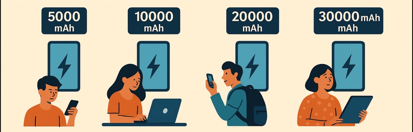 5000, 10000, or 20000 mAh? How to Choose the Right Power Bank Capacity