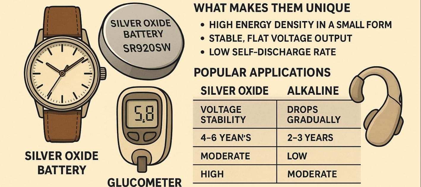 Why Silver Oxide Batteries Still Dominate Compact Devices in India