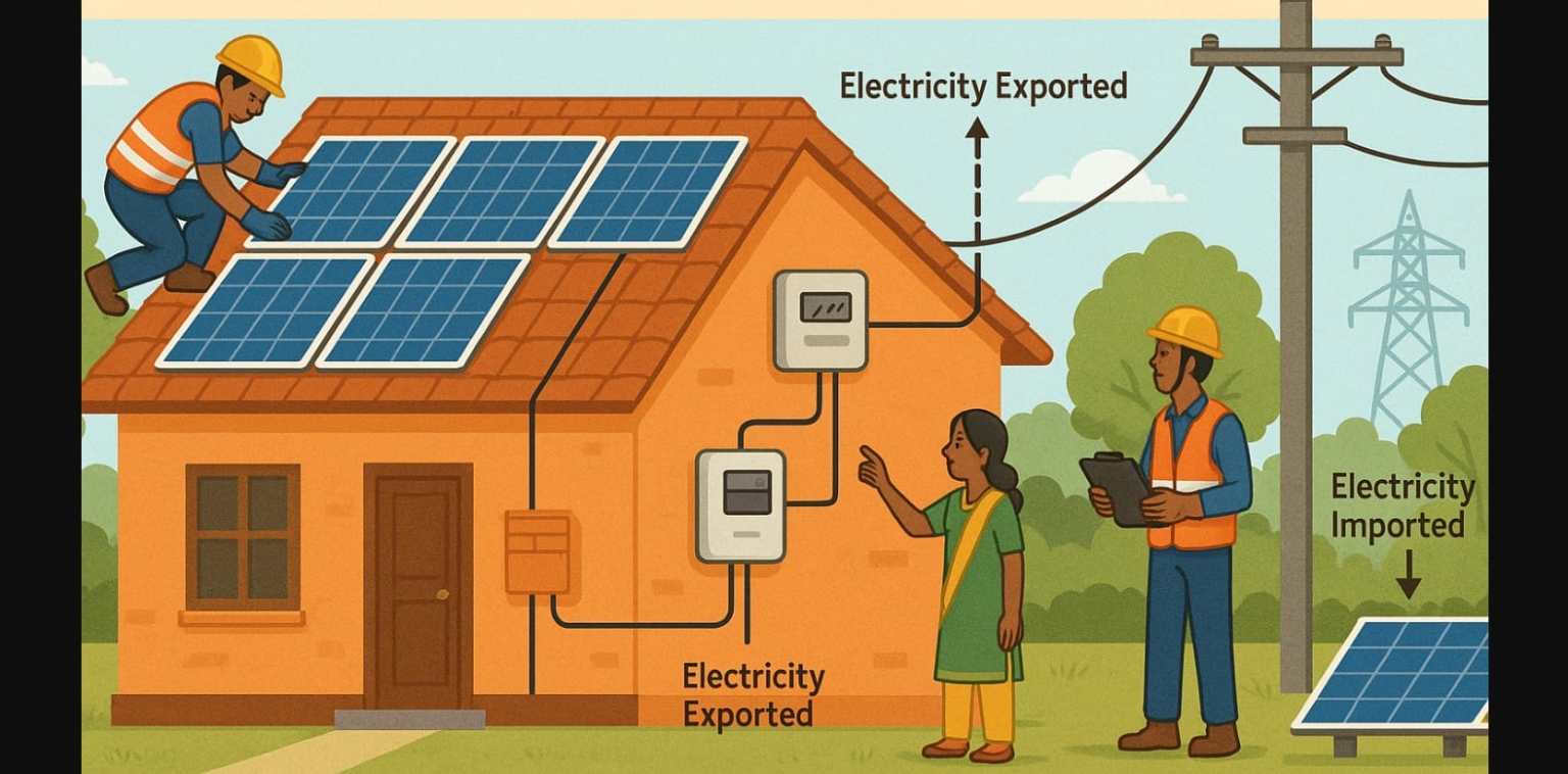 Grid Connection for Solar Systems in India - Net Metering Steps