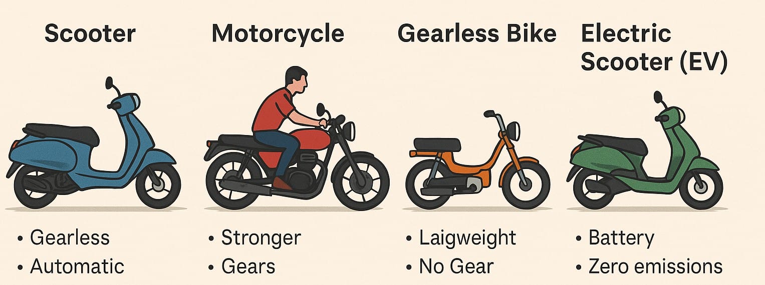 Which Two-Wheeler Should You Buy in India? All Types Explained