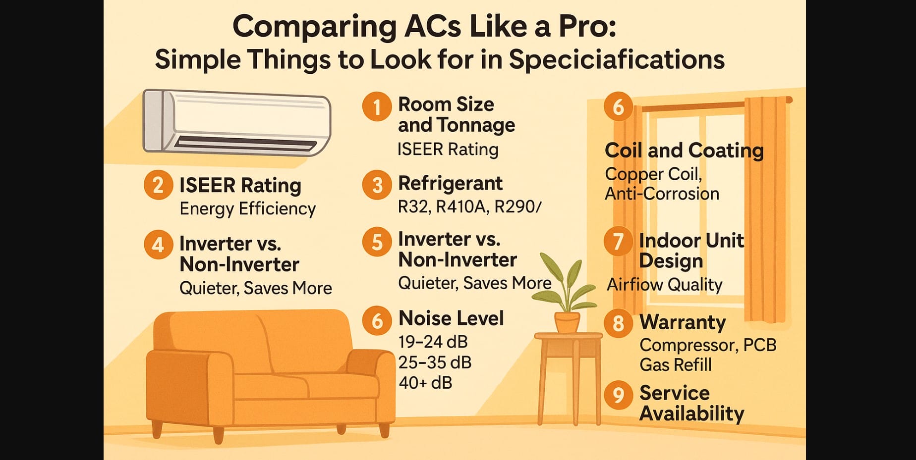 What Specs to Check & Compare When Buying an AC in India