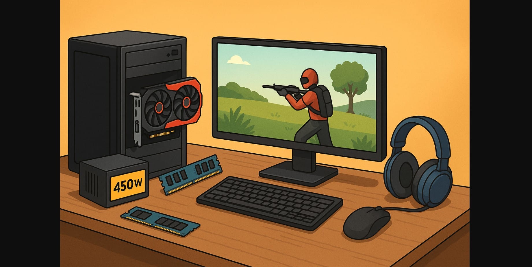 Upgrade Your Office PC for Casual Gaming in India - GPU, RAM, PSU & SSD